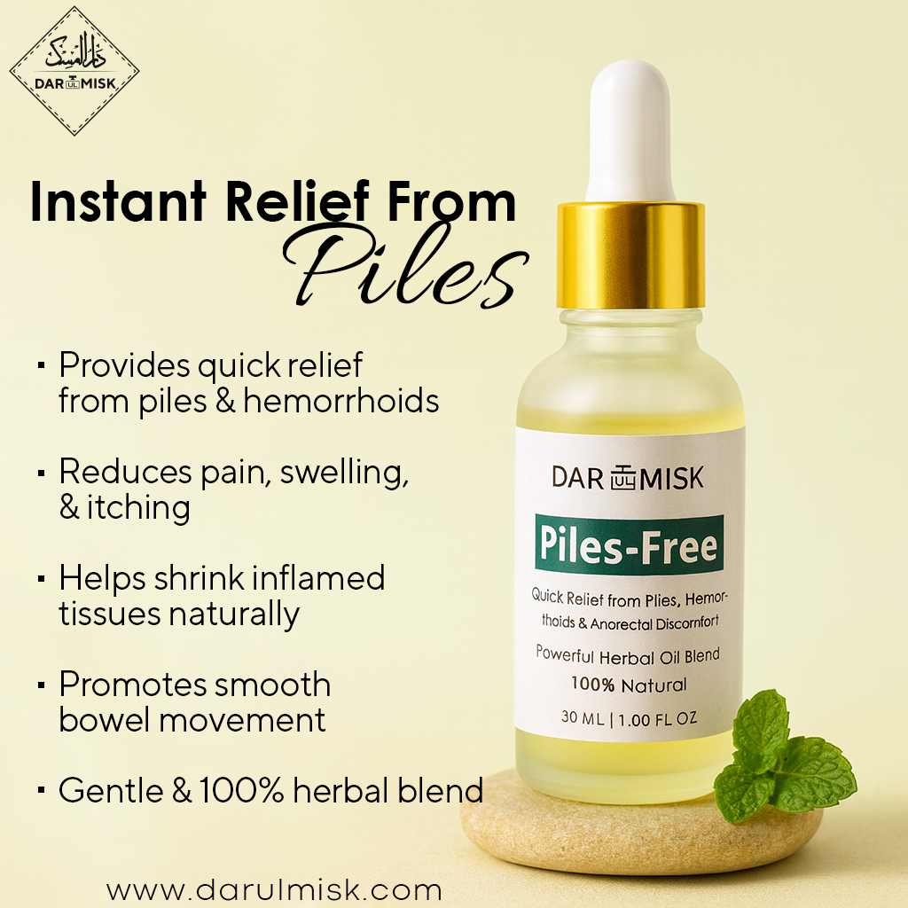 Piles Free Oil | Natural Relief from Hemorrhoids & Discomfort – Dar ul Misk
